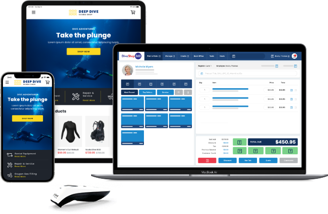 Dive Shop Point Of Sale | Dive Shop 360